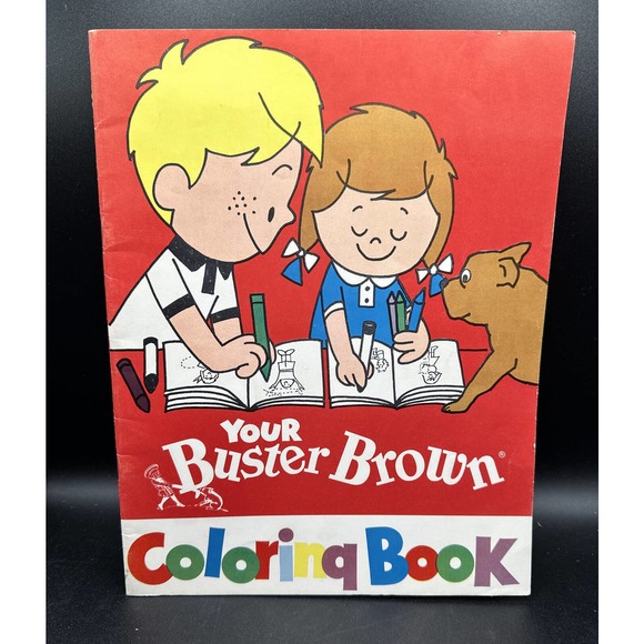 Other | Rare Mint 1959 Buster Browns Advertising Coloring Book 15 Pages ...